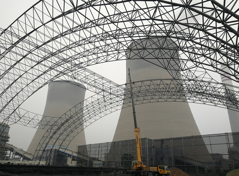 Power Plant Coal Storage Shed