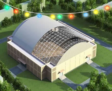 Prefabricated Steel Structure Stadium Roof