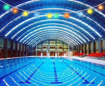 Prefabricated Steel Structure Swimming Pool Roof