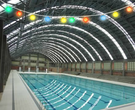 Prefabricated Steel Structure Swimming Pool Roof