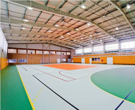Portal Steel Structure Indoor Gymnasium