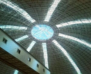 Processing of space frame roof