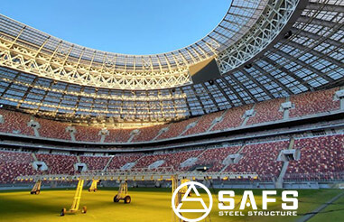 What are the characteristics of the space truss structure?